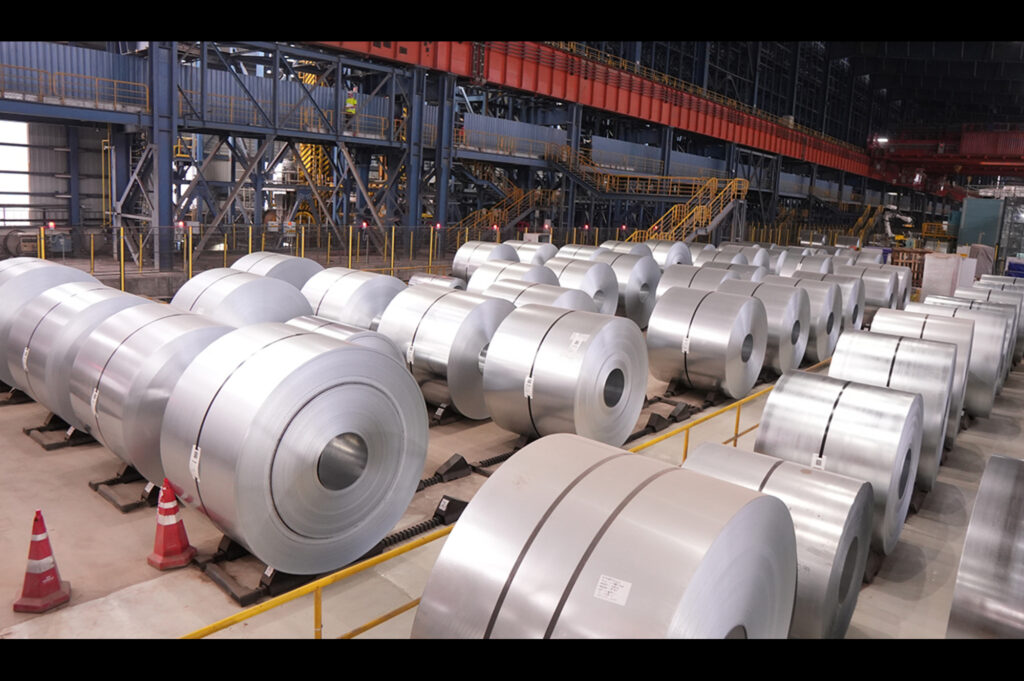 Tata Steel dispatches the first batch of galvanised coils from its new ...